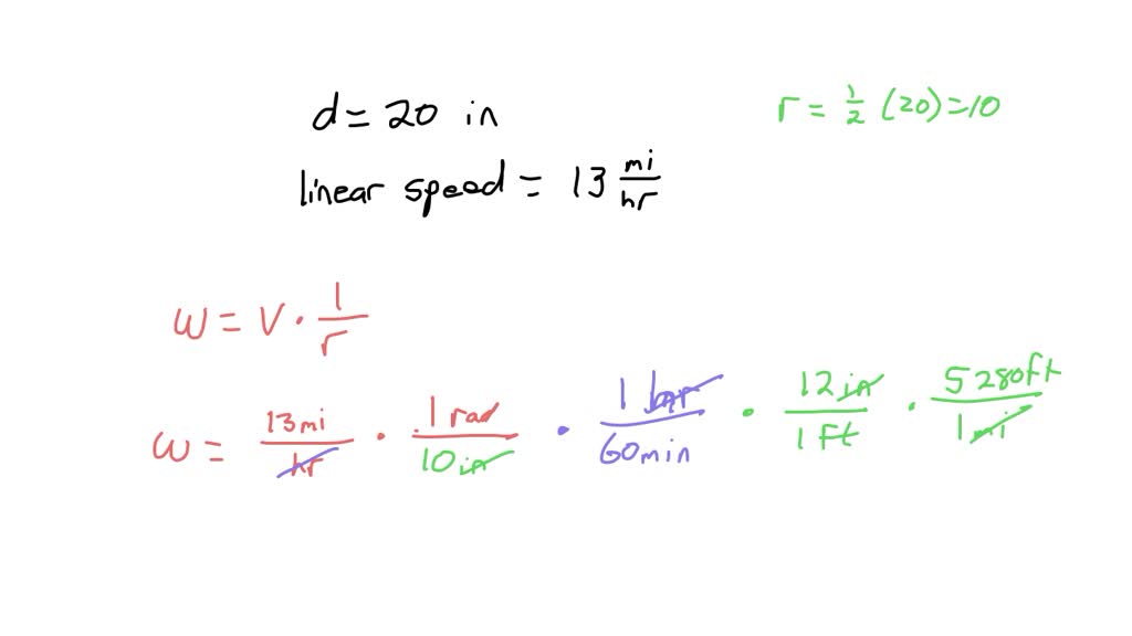 SOLVED: A wheel spins through 44 revolutions per minute. Find the angular velocity and the ...