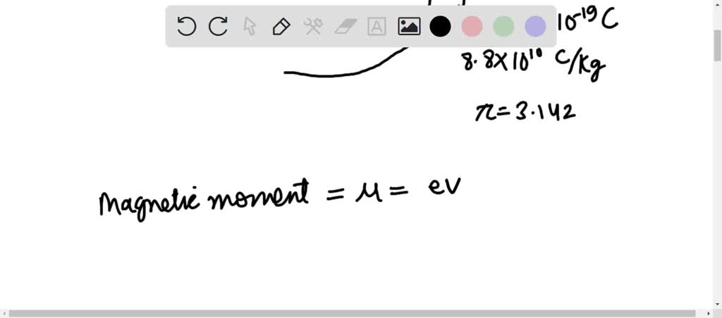 Solved An Electron In An Atom Revolved Around The Nulceus In An Orbit