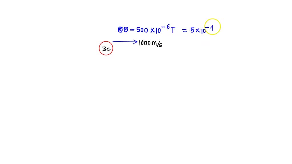 SOLVED: A 3C charged particle is moving at 1000 m/s and is subject to a ...