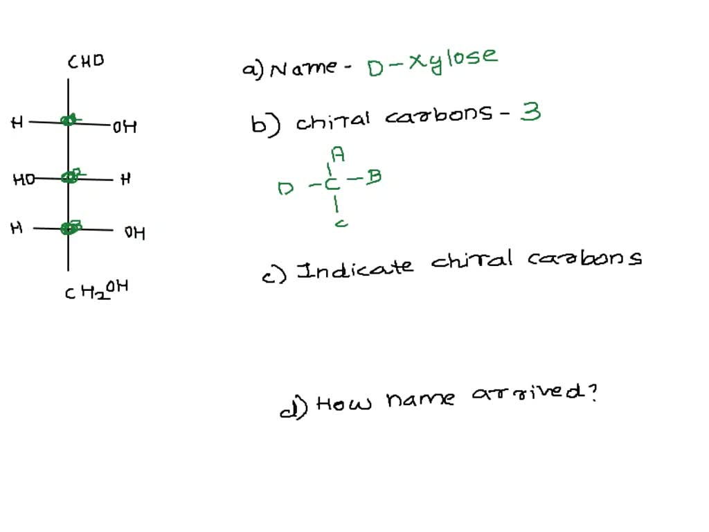 SOLVED: a) What is the name for this structure? b) How many chiral ...