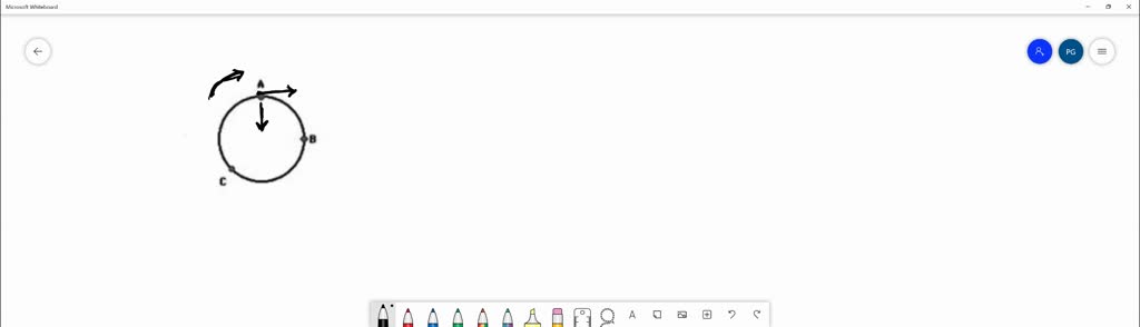 SOLVED: An object is moving in a clockwise direction around a circle at constant speed as shown ...