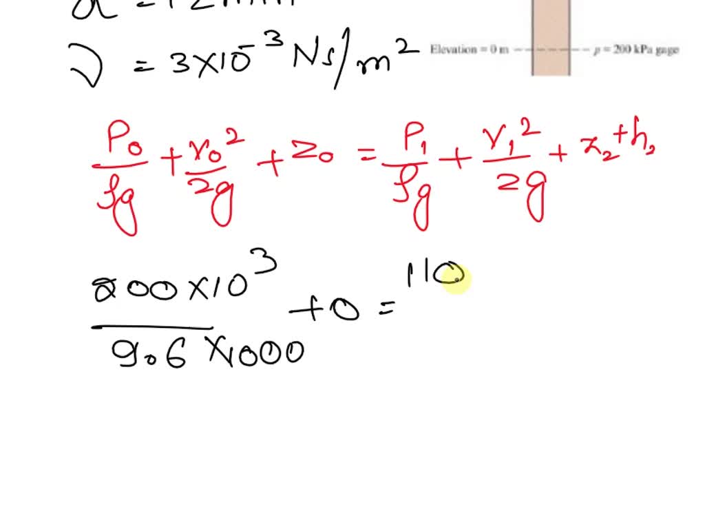 Texts: 1. An oil with a kinematic viscosity of 0.00015 ft^2/s (0.135 St ...