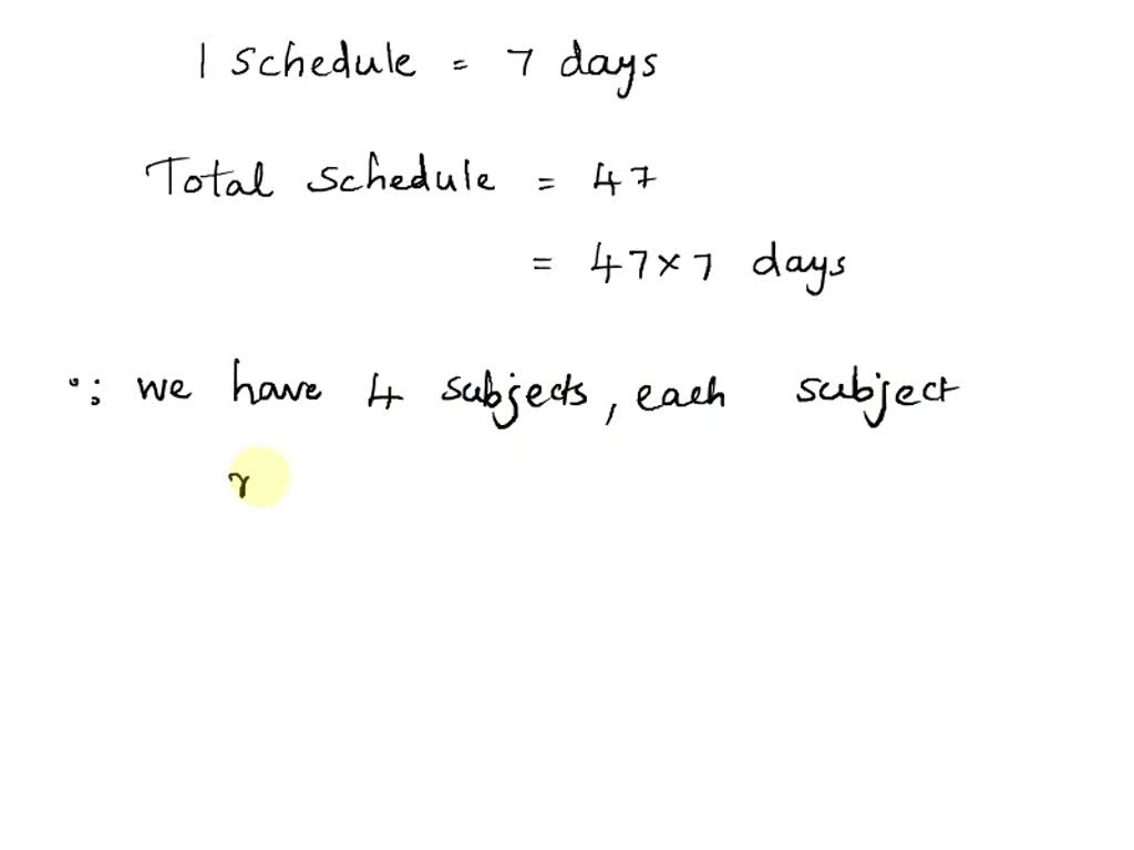 SOLVED: Text: 5 activities. If a student does one activity each day ...