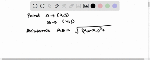 4. Determine the distance between the end points A and B on...
