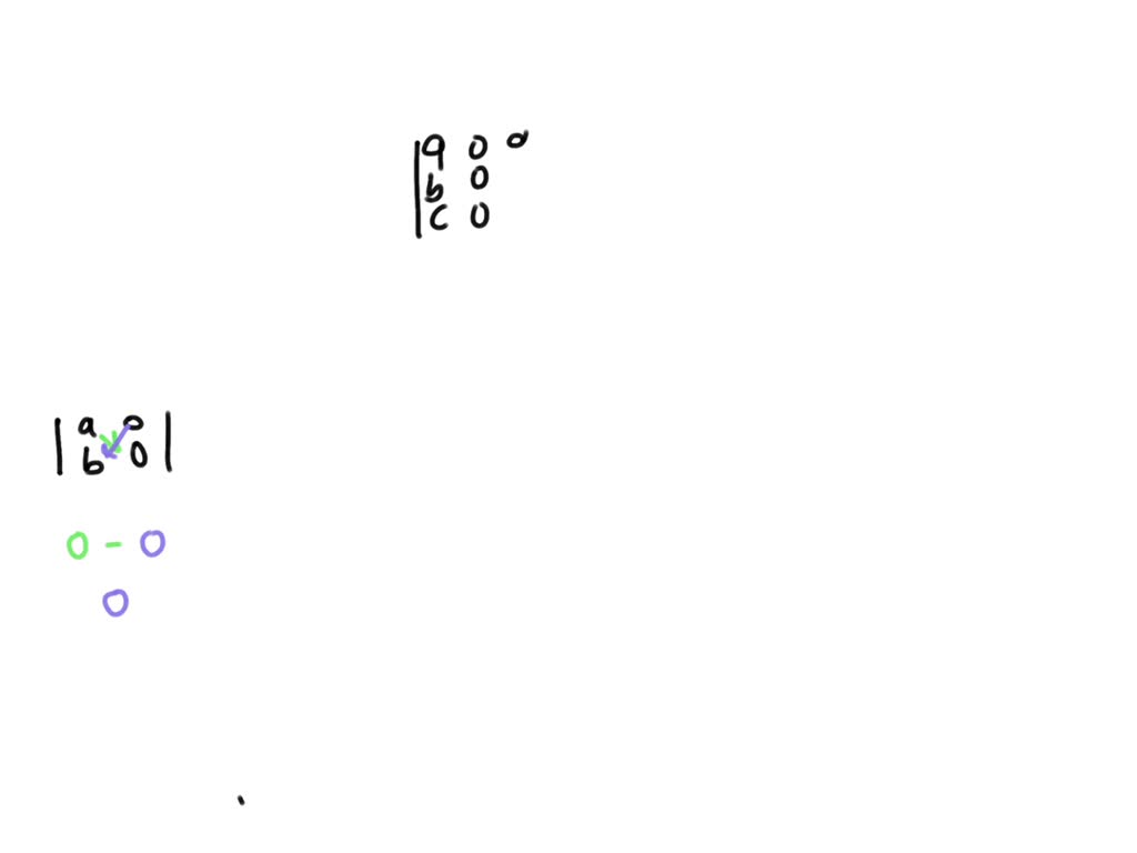 Solved Can A Matrix With An Entire Column Of Zeros Have An Inverse Explain Why Or Why Not