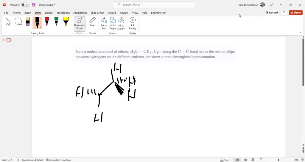 SOLVED: Build models of the following alkanes: Methane, CH4 Ethane ...