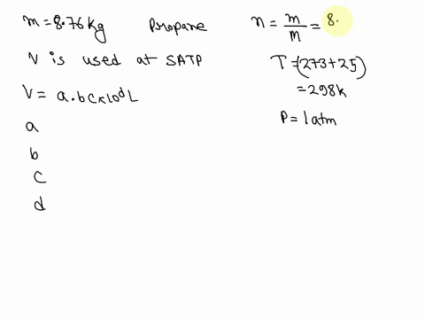 Propane of density 494 kg m^-3 flows steadily along the pipe...