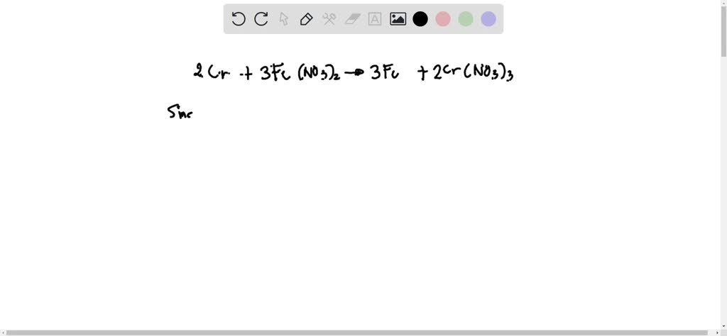 SOLVED: The reaction 4Fe + 3O2 >> 2Fe2O3 is an example of what?