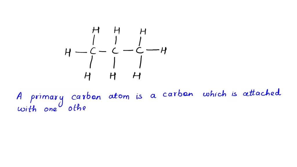 SOLVED: A carbon atom in an organic compound can be classified by the ...
