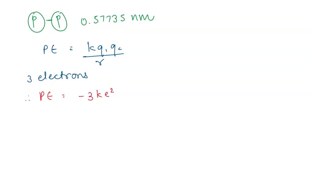SOLVED: Three electrons form an equilateral triangle 1.0 nm on each ...