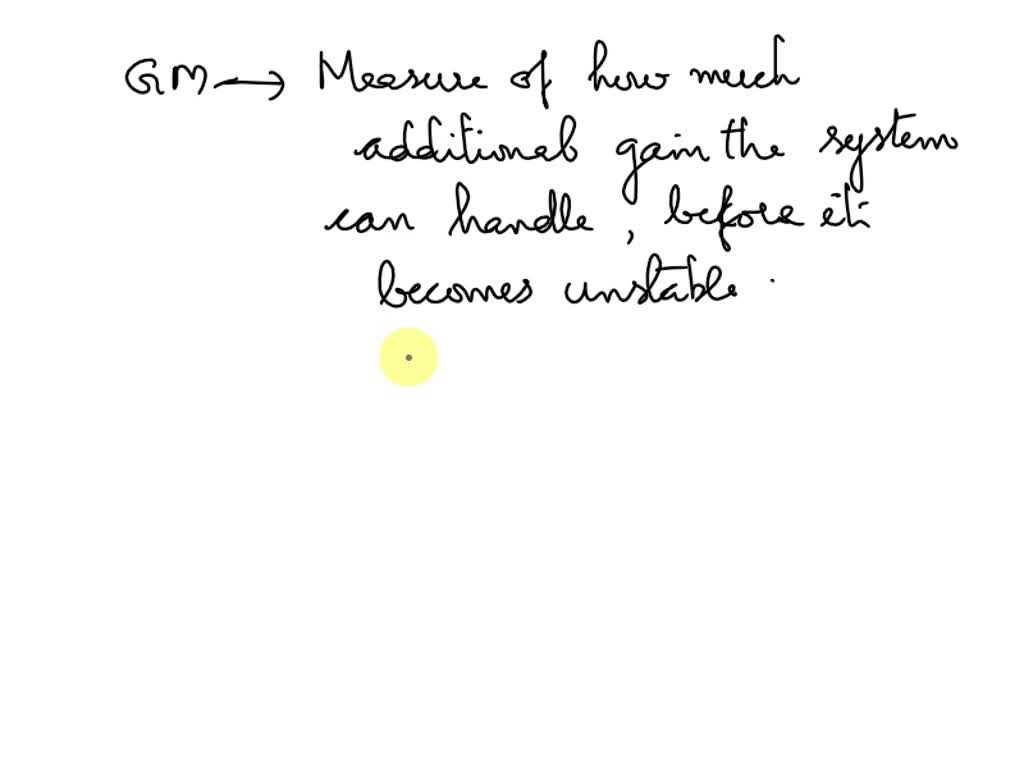 Solved The Open Loop Transfer Function Of A Unity Negative Control Feedback System Is Given By