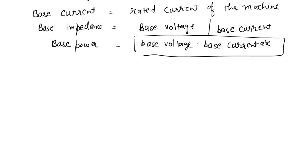 Solved Find The Power Factor For A Synchronous Generator With The Following Values Once With