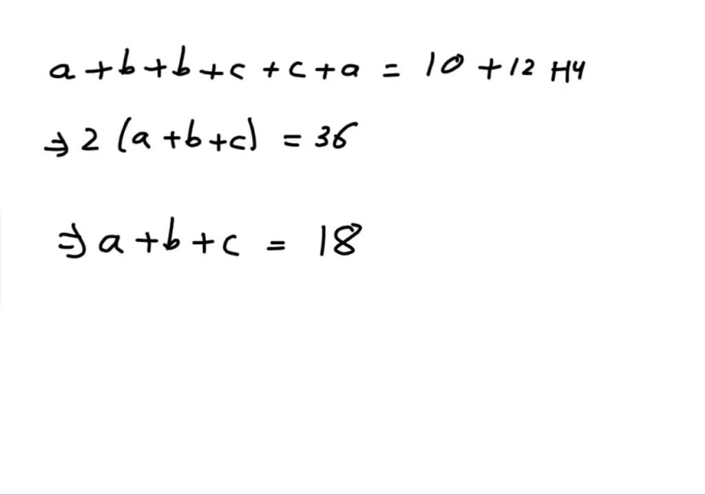 The distance between the centers of the three circles, which are ...