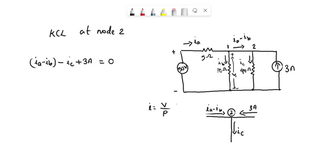 SOLVED: 5. Label the node voltages and reference polarities on the ... SOLVED: 5. Label the node voltages and reference polarities on the ...