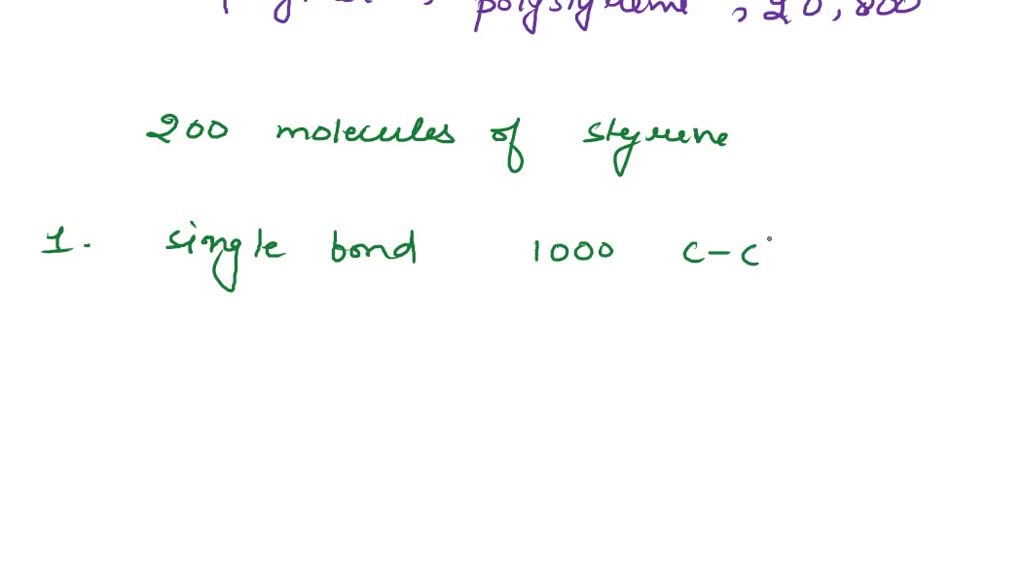 SOLVED: The average and end-to-end distance (L) of a chain of an ...