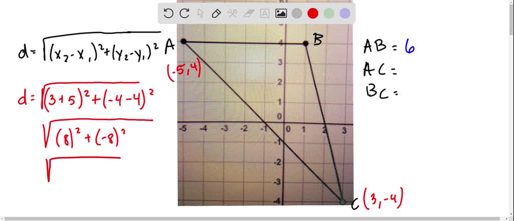 SOLVED: 'what is the perimeter of the triangle shown on the coordinate ...