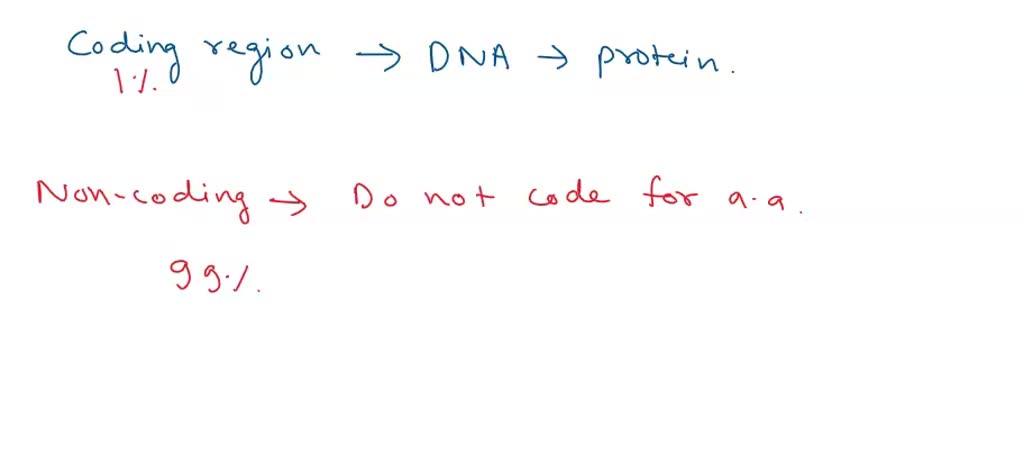 SOLVED: What is the difference between a protein-coding gene and a non ...