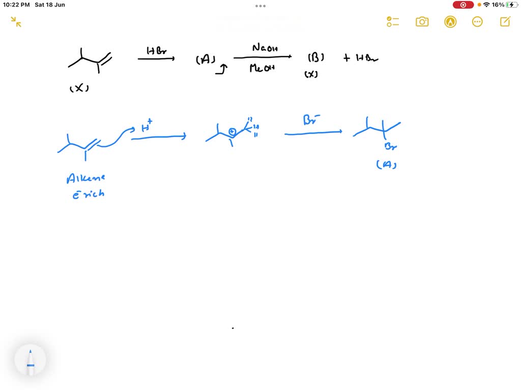 SOLVED: 18. The species shown below represents the transition state for ...