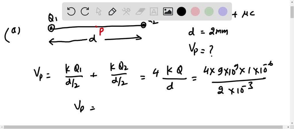 SOLVED: Question 1) Two charges, Q1=Q2=+1.00 μC, are 2.0 mm apart as ... SOLVED: Question 1) Two charges, Q1=Q2=+1.00 μC, are 2.0 mm apart as ...