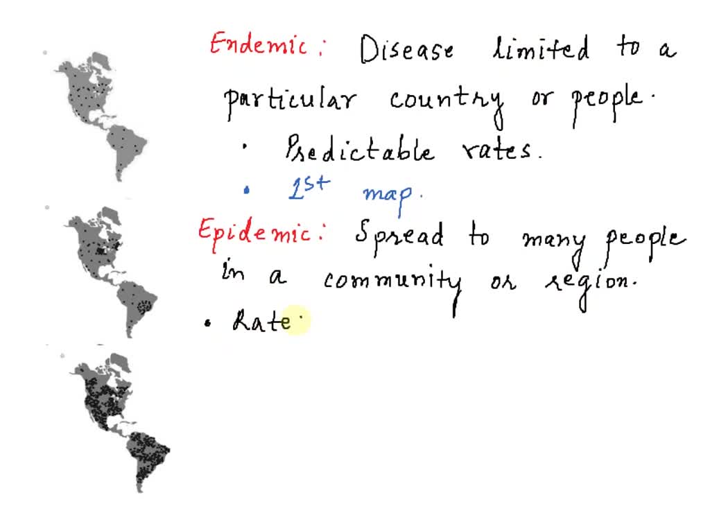SOLVED: QUESTION The maps below depict the frequency disease across the ...