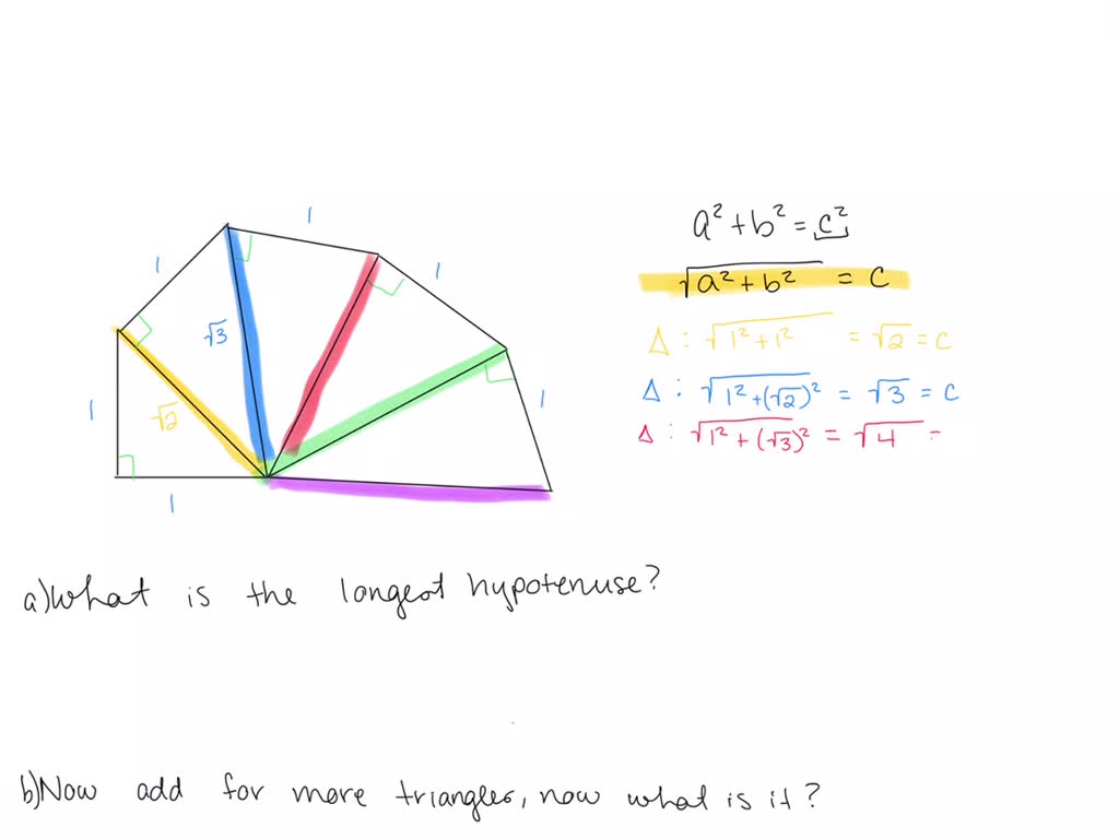 SOLVED: The Wheel of Theodorus is a figure formed by a chain of right ...