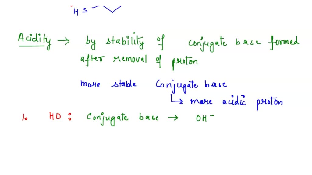 SOLVED: 2. Determine and circle the most acidic proton H in each of the ...