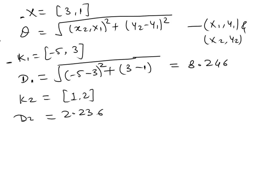 SOLVED: K-means clustering with k = 3 and Euclidean metric has been ...