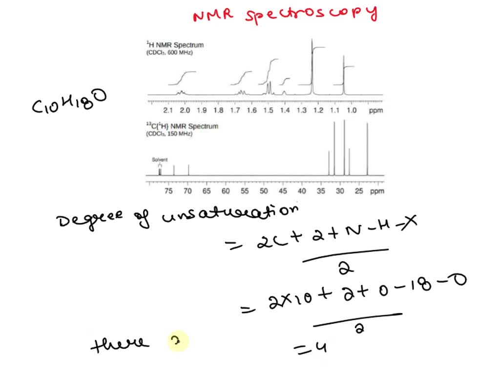 SOLVED: Determine the structure of the compound with the IR and NMR ...