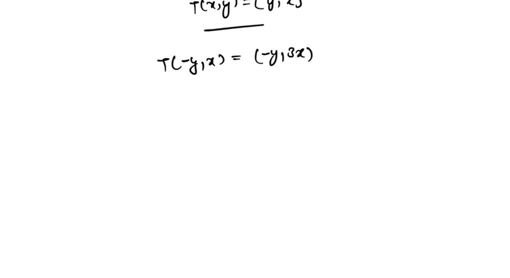 SOLVED: 6) Find the matrix of transformation T: R2 -> R2 that rotates ...