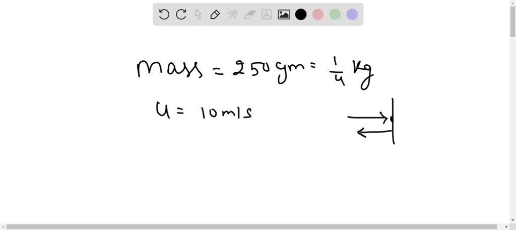 SOLVED: A cricket ball of mass 250 g collides with a bat with velocity ...