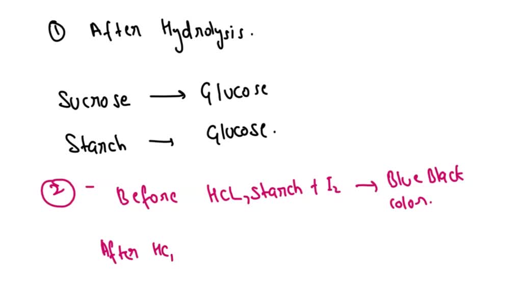 SOLVED:PART B. HYDROLYSIS OF DISACCHARIDES AND POLYSACCHARIDES Icid ...