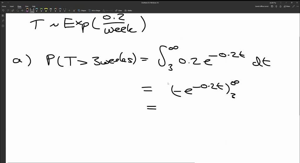 SOLVED: 25 points) The number of weekly breakdowns of a computer is a random variable having a ...