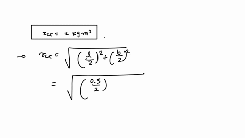 The uniform 24-kg plate is released from rest at the...