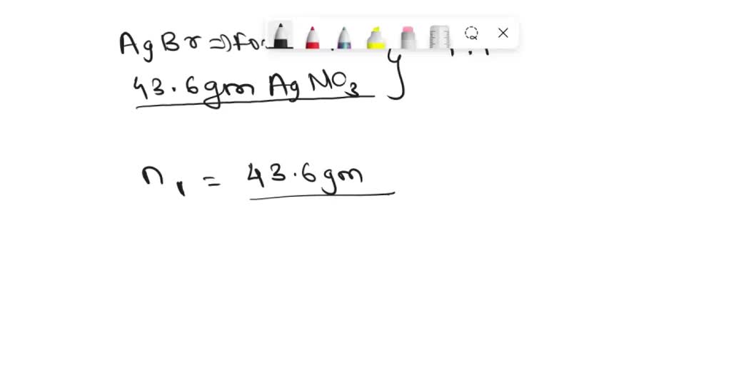 SOLVED: AgNO3 + AlBr3 -> AgBr + Al(NO3)3 Balance the equation and ...