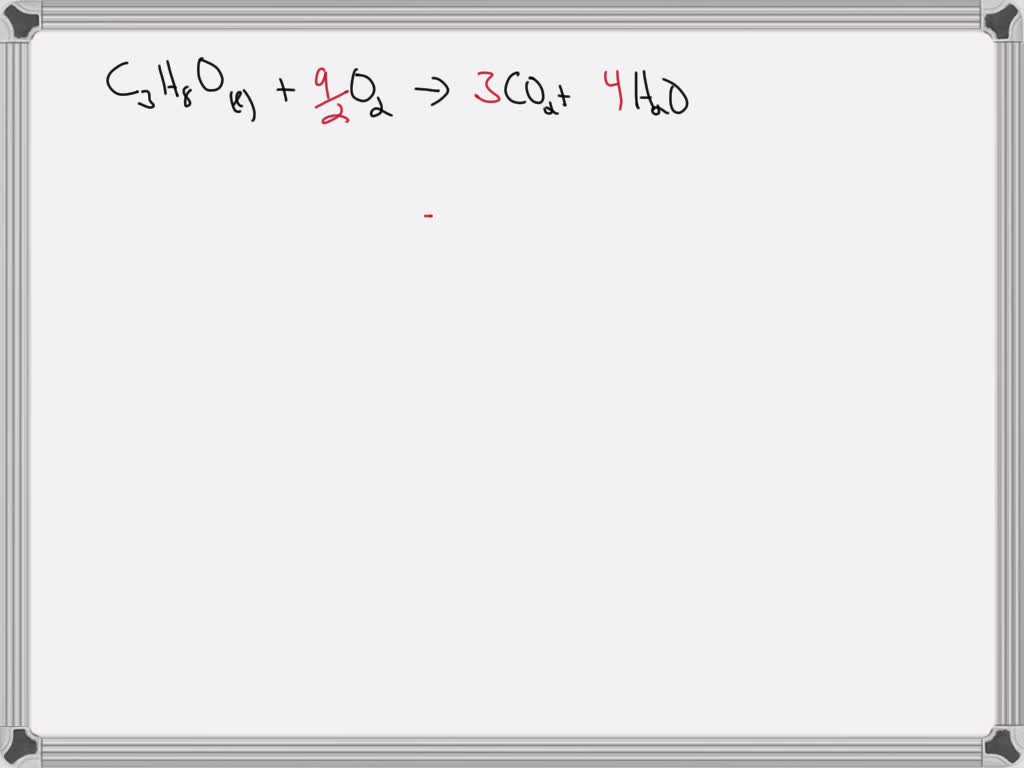 SOLVED: When the chemical equation shown below is balanced properly ...
