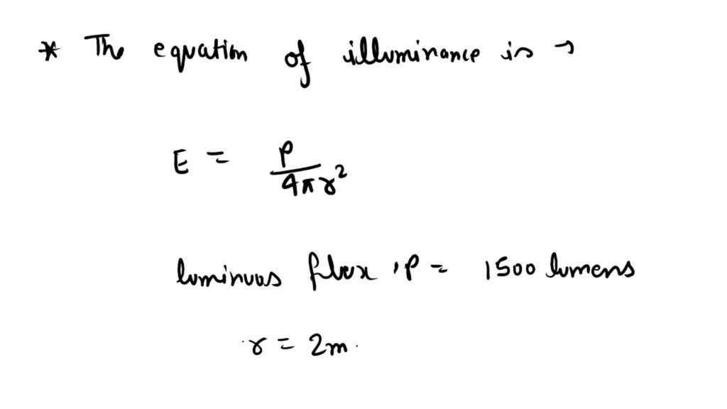 SOLVED: '100 watt light bulb emits total luminous flux of 1500 lumens ...