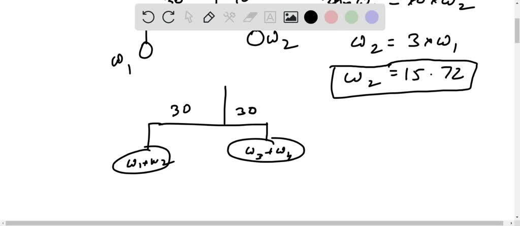 SOLVED: An artist designs a mobile of light horizontal rods connected ...