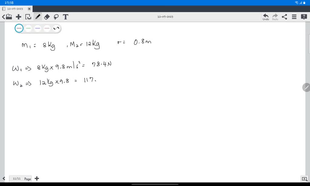 Solved Two Particles Have Masses Of 8 And 12 Kg Respectively If They