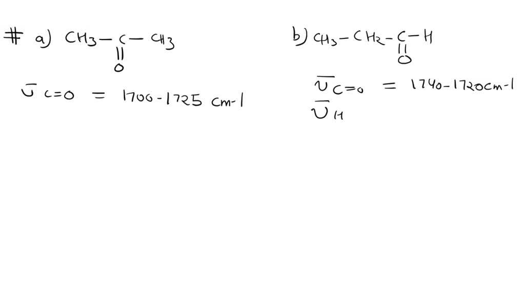 SOLVED: Functional Group Absorption (cm-!) Functional Group Absorption ...
