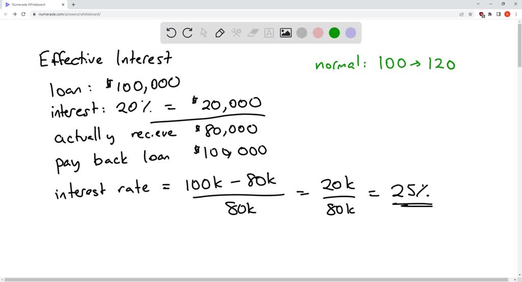 SOLVED: A borrower who makes a 1000 loan for one year and earns ...