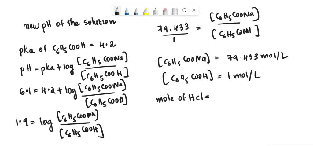 SOLVED: Using an ICE table, calculate the pH of a 25 mL 0.10 M NaHCO3 buffer solution with 10 mL ...