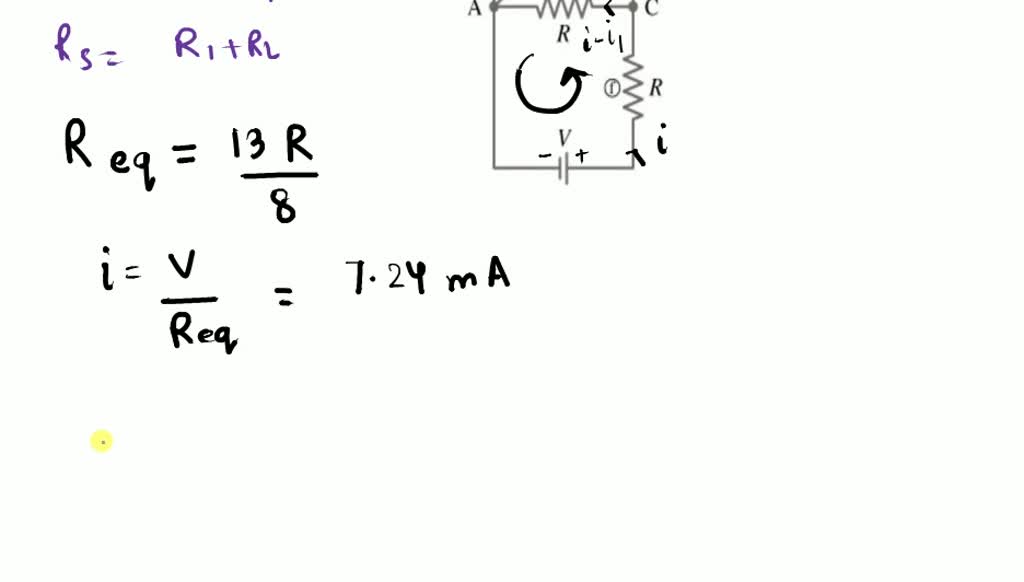 SOLVED: Calculate the current through each resistor in the figure if each resistance R = 1.02 kO ...