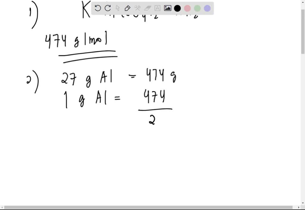 SOLVED: EXPERIMENT 9: SYNTHESIS OF ALUM Introduction In this laboratory exercise, alum will be ...