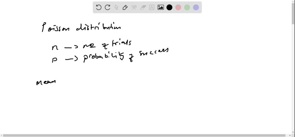 SOLVED: In a Poisson Distribution, if 'n' is the number of trials and ...