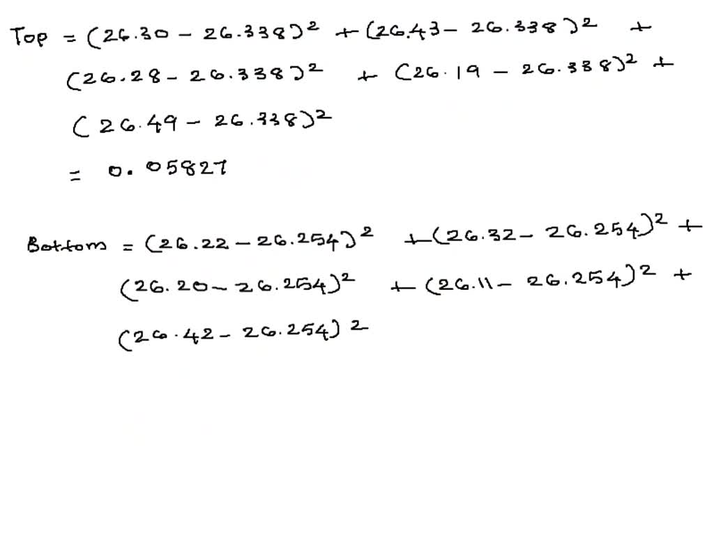 SOLVED Q2 The Homogeneity Of The Chloride Level In A Water Sample solved-q2-the-homogeneity-of-the-chloride-level-in-a-water-sample