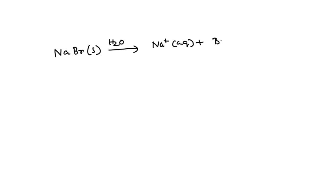 SOLVED: Like CaCl2, the substances NaBr(s), KCl(s), and AlCl3 (s ...