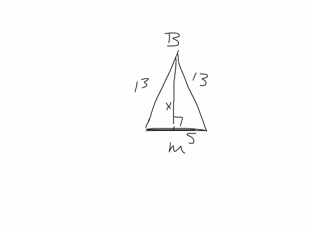 SOLVED: An isosceles triangle ABC has its vertices on a circle. If /AB ...