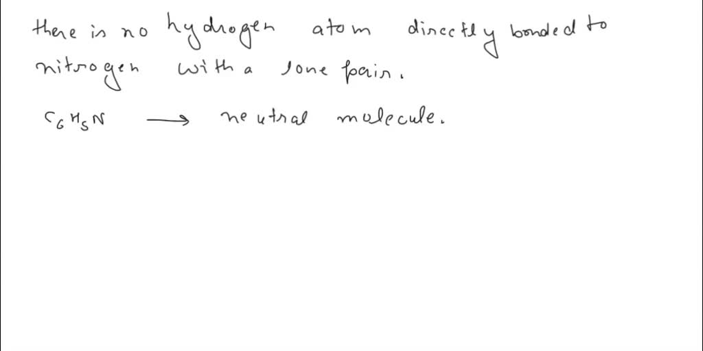 SOLVED: The types of intermolecular forces acting in C6H5N will be ...