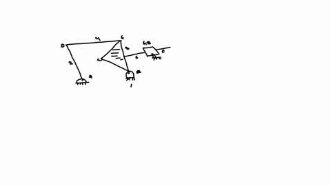 A sketch of a lift platform is shown in Figure P1.16. Draw a kinematic ...