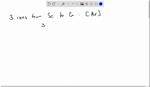 Give three examples of first-row transition metal (Sc to Cu)...